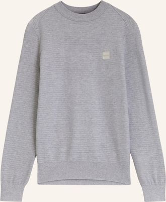 HUGO BOSS Pullover Anion grau