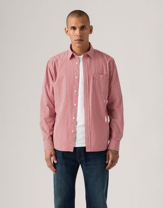 Levi's Sunset Standard Pumice Stone Co - Hemd in Rot mit einer Brusttasche