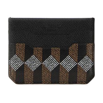 Au D&eacute;part Femme, Accessoires, Multicolore, Taille: ONE Size Porte-cartes en cuir imprim&eacute;