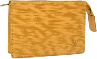 Louis Vuitton Pre-owned Leder pouches - - Pre-owned - Damen - Gelb - ONE SIZE