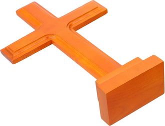 BESPORTBLE 1stk Kreuzverzierung Stehendes Jesuskreuz Glas Kristallkreuzdekor Heiliges Land Kreuz Gebetsmaterial Kreuzskulptur Kruzifix-Ornamente Tischkreuz Stehe