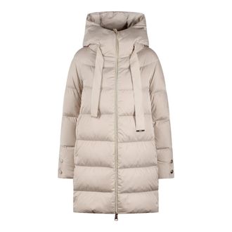 Herno Ultraleichte Daunenjacke mit hohem Kragen - - Coats - Damen - Beige - L
