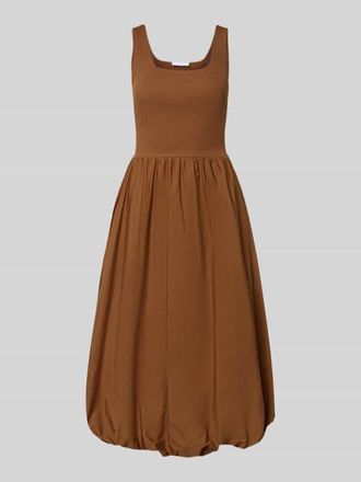 Rich & Royal Knielanges Bubble Kleid mit Karree-Ausschnitt