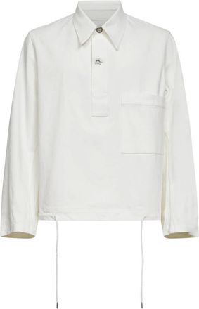 STUDIO NICHOLSON Homme, Vestes, Blanc, Taille: S Stowe Shirt