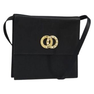 Celine Sac bandouli&egrave;re Pre-owned en satin - Femme - Pre-owned - Noir - Taille: ONE Size