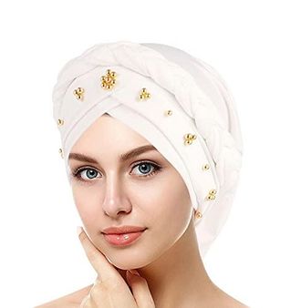 Generic Turban Femme &Eacute;l&eacute;gant Voile Beanie Chapeau Bandana Cheveux Muslim Respirant Protection Solaire Chimio Bonnet Perte de Cheveux Islamique Abaya Duba&iuml; Hij