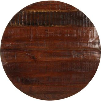 vidaXL Tischplatte &Oslash; 80x3,8 cm Rund Altholz Massiv vidaXL