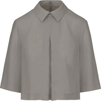 Bomboogie Femme, Blouses et Chemises, Beige, Taille: 46 FR Blouse coupe droite en lyocell
