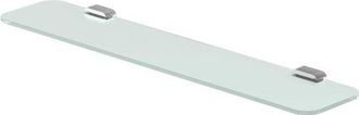 Lenz Aura Galrie in Chrom, 60cm, satiniertes Glas, kleben oder Bohren - 3406202