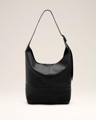 Ami Sac Porte Crois&eacute; Etienne Noir en Cuir De Taurillon Noir - TU - Unisex
