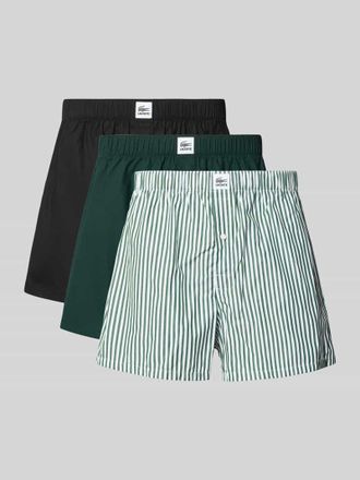 Lacoste Boxer im 3er-Pack mit Logo-Patch