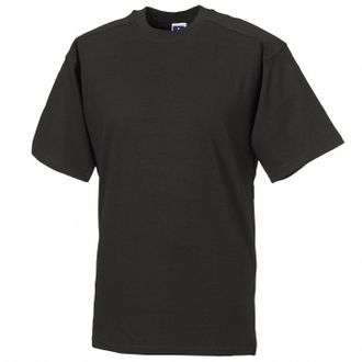 Russell Athletic Russell Europe Herren T-Shirt/Arbeits-T-Shirt (4XL) (Schwarz)