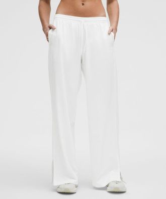 lululemon Pantalon dentraînement large Court Rival Standard pour Femmes - Blanc - Taille 10