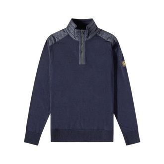 Belstaff Herren, Sweatshirts & Hoodies, Blau, 2XLGr&ouml;&szlig;e