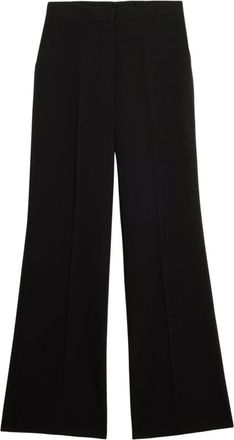 Oltre Palazzohose mit weitem Bein aus technischem Gewebe - - Trousers - Damen - Schwarzk - S