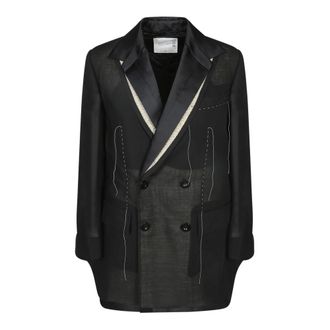 sacai Damen, Jacken, Schwarzk, MGr&ouml;&szlig;e