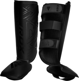 RDX Sports Schienbeinschoner Kickboxen Kampfsport Muay Thai Training, Maya Hide Leder Kara Thaiboxen Schienbeinschutz, Schienbeinsch&uuml;tzer Sparring Boxen Krav MAG