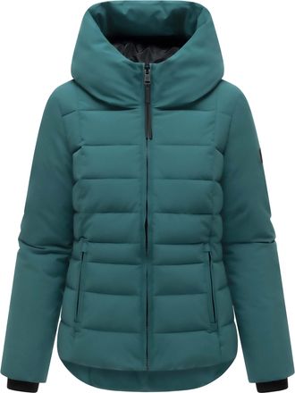 Navahoo Damen Steppjacke Steppt&auml;nzchen mit Kapuze