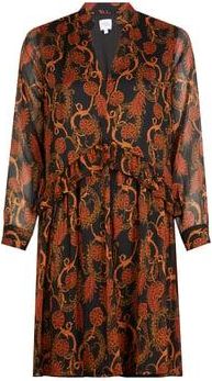 Au Printemps Paris Robe courte à motif jacquard