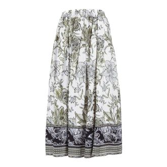Fay Gonna Lunga con Elastico in Vita - - Skirts - Damen - Mehrfarbig - L