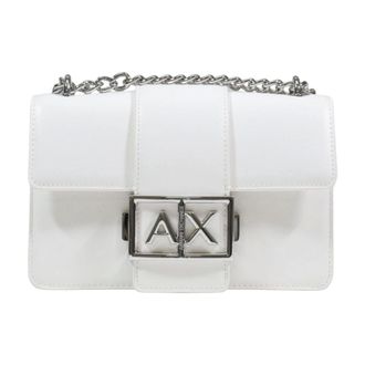 A|X Armani Exchange Femme, Sacs, Blanc, Taille: ONE Size Sac bandouli&egrave;re