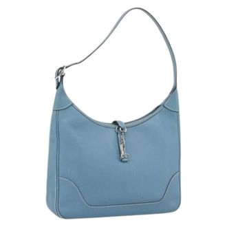 Herm&egrave;s Pre-owned Vintage Schultertasche - - Pre-owned - Damen - Blau - ONE SIZE