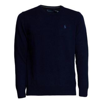 Polo Ralph Lauren Rundhals-Pullover - - Knitwear - Herren - Blau - XL