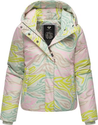 Ragwear Damen wasserdichte und atmungsaktive Winterjacke warme modische Outdoorjacke mit modischem Farbverlauf Amarrena YOUMODO Light Mint Gr. XXL