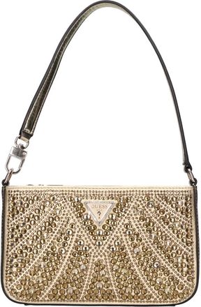 Guess Femme, Sacs, Jaune, Taille: ONE Size Beauvoir Mini Sac Bandouli&egrave;re Haut Zipp&eacute;