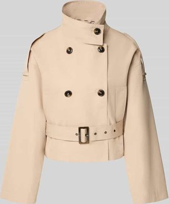 Jake*s Kurze Trenchjacke mit Tailleng&uuml;rtel