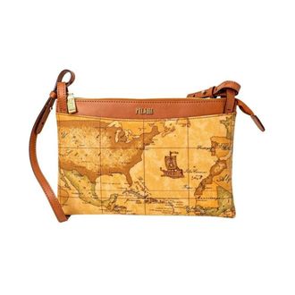 Alviero Martini 1A Classe Sac &agrave; main structur&eacute; en cuir pour femme - Femme - Sacs - Beige - Taille: ONE Size