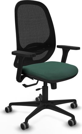 Piqueras y Crespo Home Office Stuhl mit 3D-Armlehnen, h&ouml;henverstellbare Lendenwirbelst&uuml;tze, ausgestattet mit Syncro/Traslack und Schneideschaum, mit Rollen 65 mm, Parke