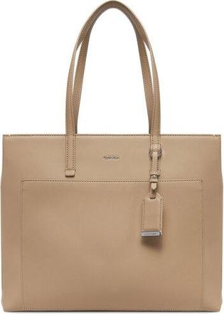 Calvin Klein Handtasche Ck Must Medium Shopper W/Pocket K60K613019 Beige