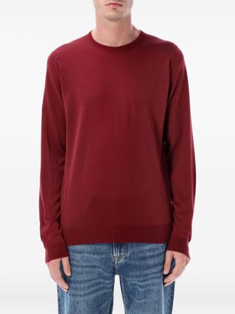 John Smedley pull Lundi - Rouge