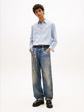 Tommy Hilfiger Jean droit d&eacute;contract&eacute; Jaimie &agrave; lisi&egrave;re