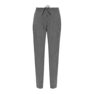 Fabiana Filippi Femme, Pantalons, Gris, Taille: 34 FR Wool Pleated Pantalons