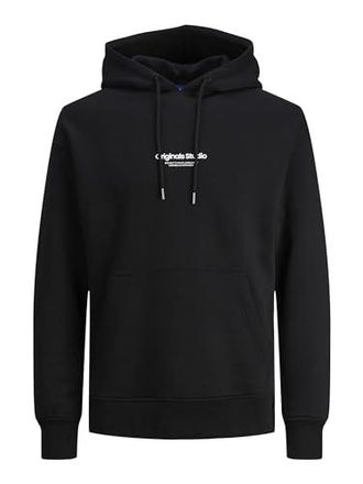Jack & Jones Jorvesterbro Sweat &Agrave; Capuche Noos Homme Sweatshirt &agrave; capuche, Noir, M
