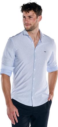 Emilio Adani Herren Herren Langarm-Hemd gestreift, Brilliantblau, 39258, Brilliantblau in Gr&ouml;&szlig;e XXL