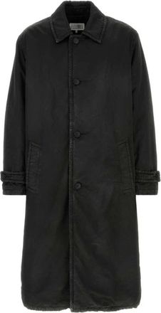 Maison Margiela Homme, Manteaux, Noir, Taille: L Long Coat