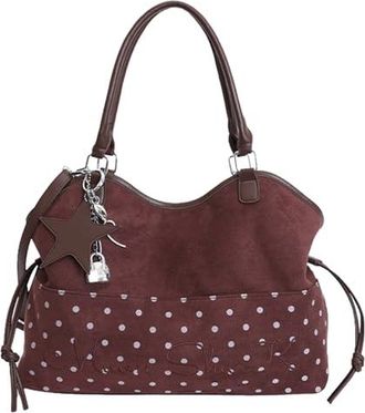 Generic Sac &agrave; main en cuir synth&eacute;tique avec poign&eacute;e sur le dessus, grande capacit&eacute;, bandouli&egrave;re r&eacute;glable, pour femme, usage quotidien, occasion sp&eacute;ciale, caf&eacute;