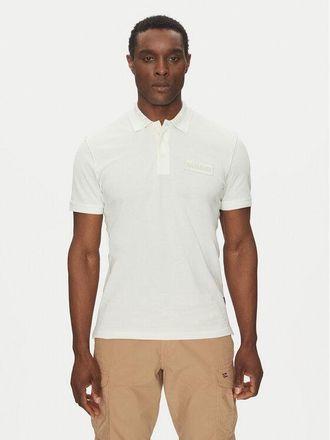 Napapijri Poloshirt E-Amundsen NP0A4IN9 &Eacute;cru Regular Fit