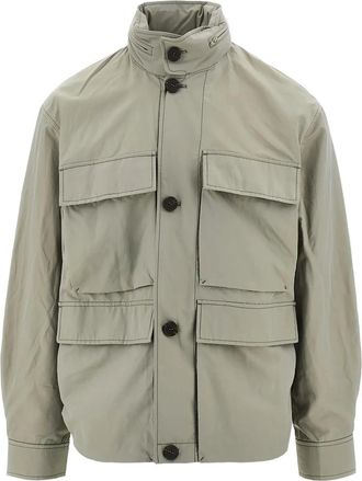 Emporio Armani Homme, Vestes, Gris, Taille: XL Blouson Jacket