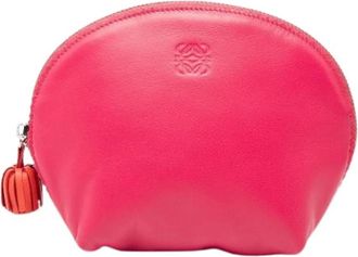 Loewe Pre-owned Nappa Leather Pouch - Femme - Pre-owned - Rose - Taille: ONE Size