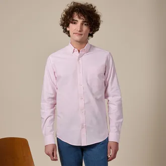 Bexley Bradford II - Chemise homme rose p&acirc;le
