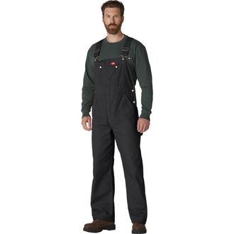 Dickies Herren Latzoverall Overalls, Schwarz Abgespült, 38W / 32L