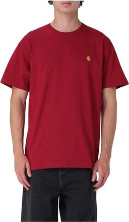 Carhartt Work in Progress Homme, Tops, Rouge, Taille: XL T-Chemises