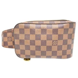 Louis Vuitton unisex, Pre-owned, Brun, Taille: ONE Size Sac bandouli&egrave;re Pre-owned en toile Damier