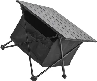 TOPBATHY Tragbarer Klappbarer Campingtisch Leicht Stabil mit Tasche Mobiler Outdoor Tisch f&uuml;r Picknick Strand und Camping Kompakt Transportabel Einfach Zusamme