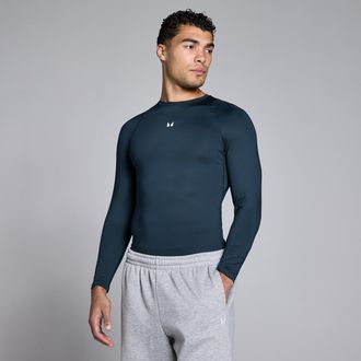 MyProtein MP Herren Training Langarm-Baselayer - Dunkelsaphir - XXXL