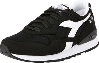 Diadora Unisex Nr. 92 Gymnastikschuh, Schwarz und Weiß, 45.5 EU